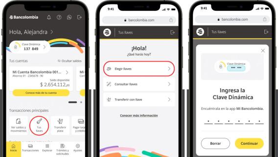 Bancolombia: pasos para activar ‘Tus llaves’ y transferir gratis - NoticiasCaracol