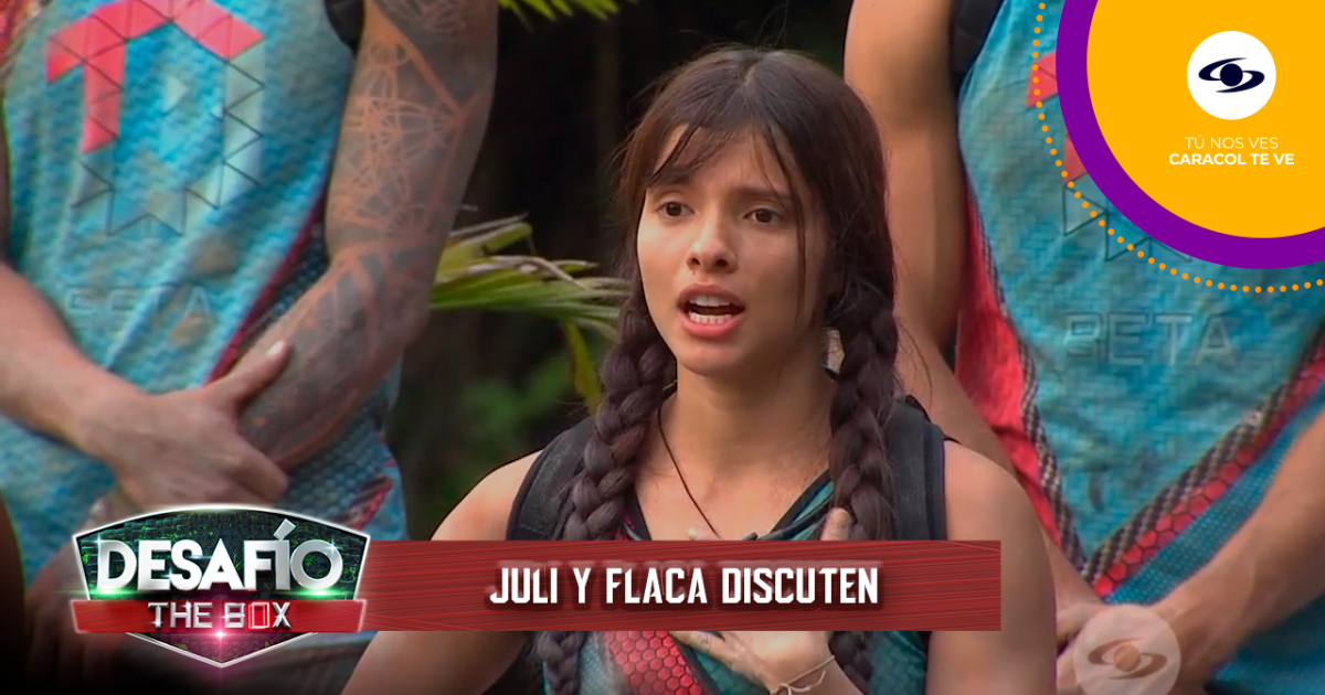 Desafío The Box: Juli es acusada por La Flaca de no esforzarse lo suficiente en los boxes ...