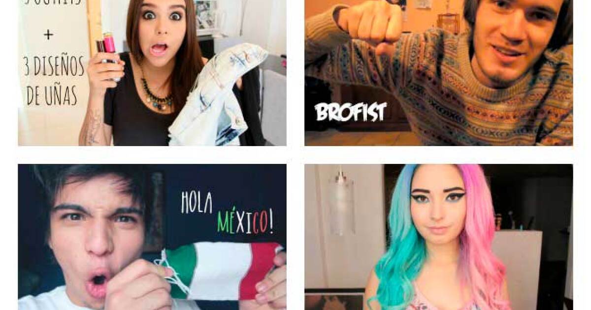 Ocho youtubers exitosos que comandan la red - Shock
