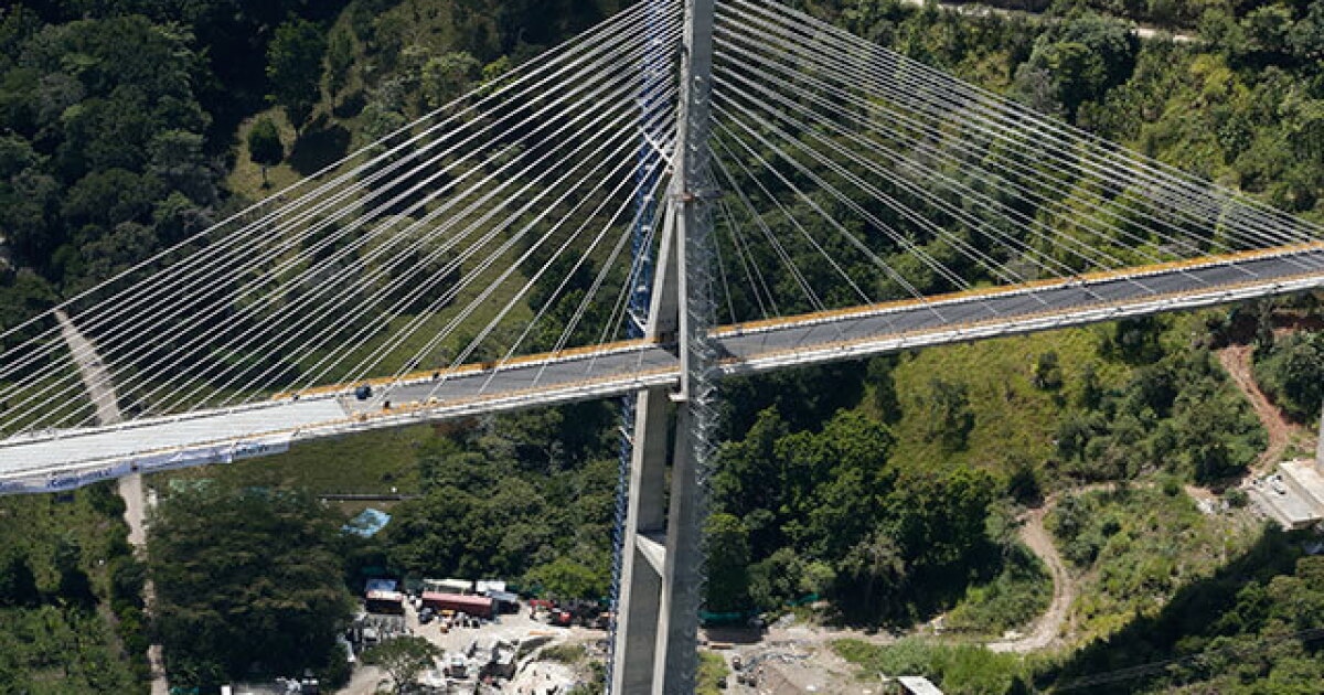 ¡Por fin! Fue inaugurado el puente atirantado Hisgaura en Santander ...