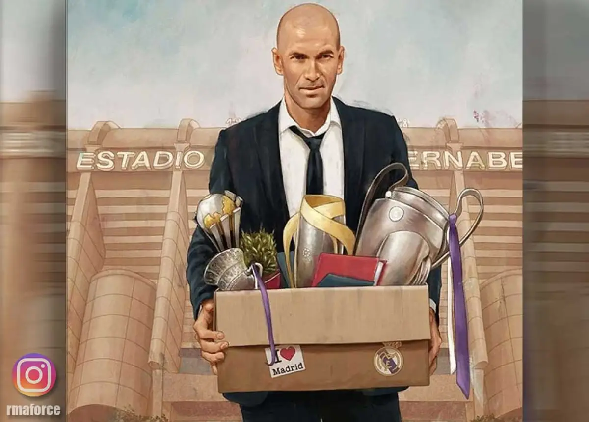 Adiós con memes a Zidane tras anunciarse su salida del Real Madrid ...