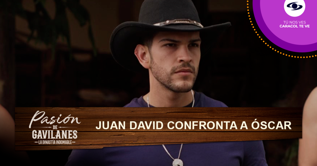 Juan David enfrenta a Óscar y lo presiona hasta que le revela lo sucedido con Franco - CaracolTV
