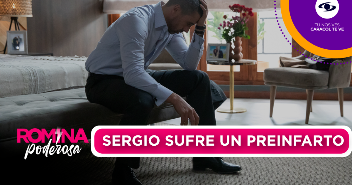 Sergio Vélez sufre un preinfarto al enterarse de algo alarmante sobre Virginia - CaracolTV