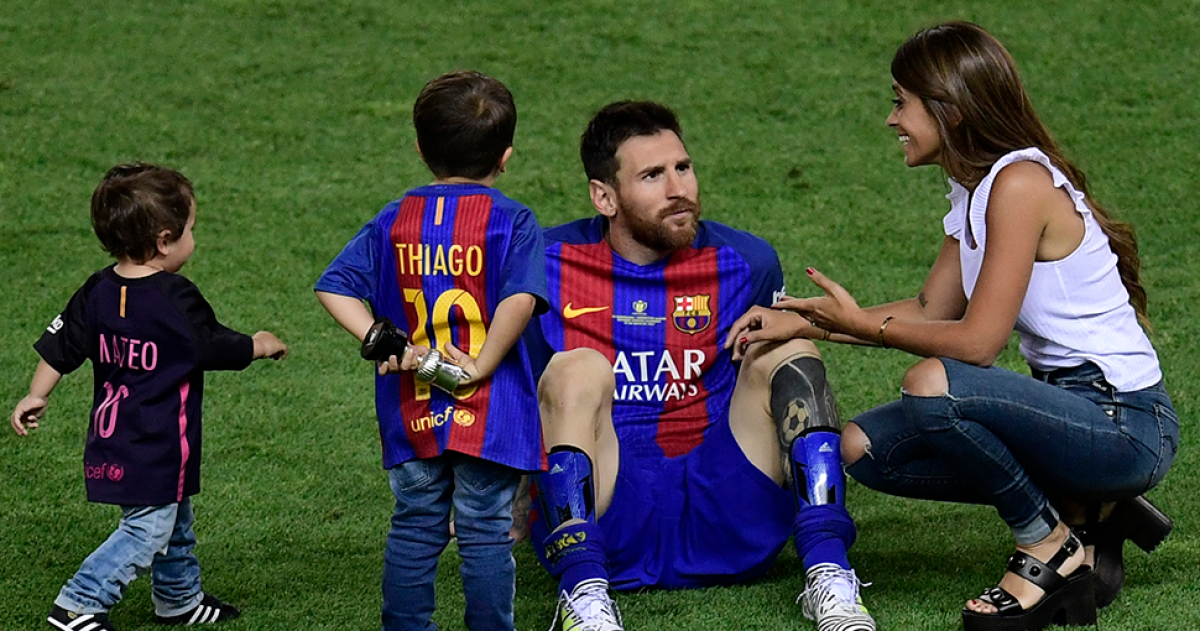 Con esta imagen, Lionel Messi anuncia la llegada de su tercer hijo