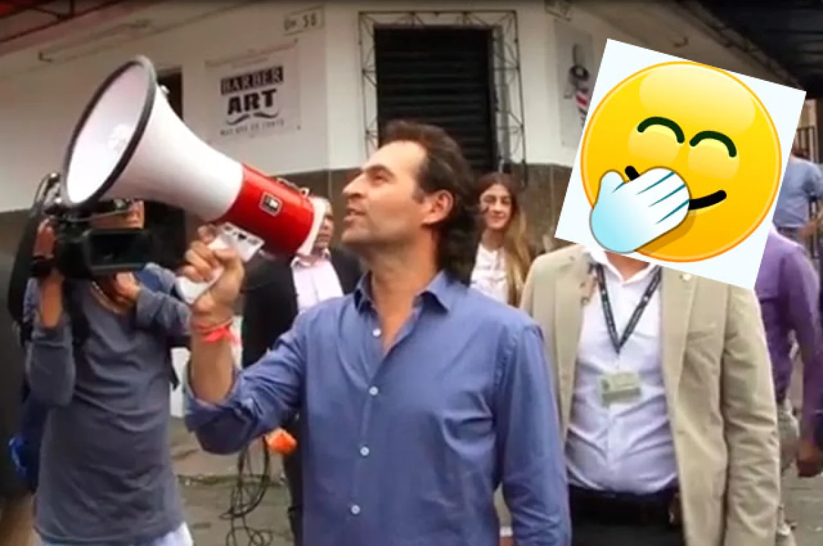 El meme que puso a vender legumbres al alcalde de Medellín en plena ...