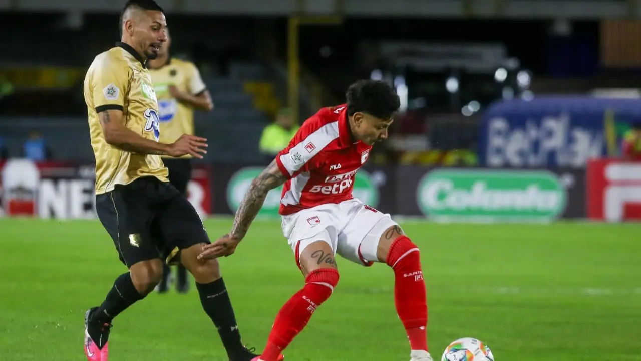 Santa Fe igualó 1-1 con Águilas Doradas por Liga BetPlay I-2026 ...