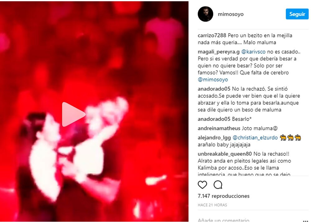 Maluma le ‘hizo el feo’ a fan que quería besarlo - BluRadio