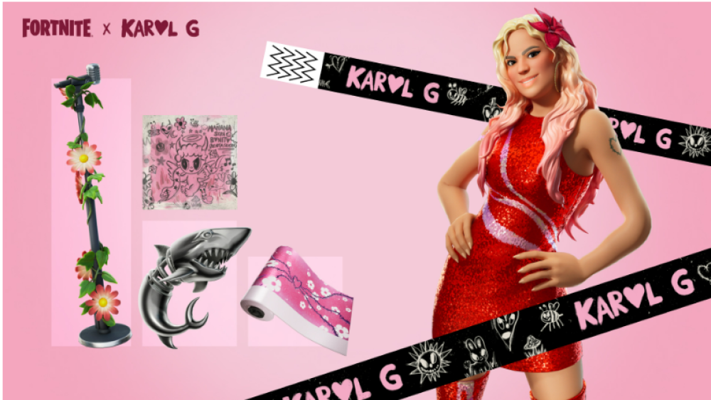Karol G Llega A Fortnite Temporada 5 Estas Son Sus Skins Del Concierto