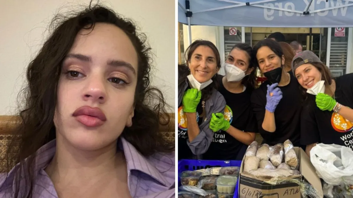 Rosalía es voluntaria en Valencia por la DANA: está ayudando a los damnificados - NoticiasCaracol