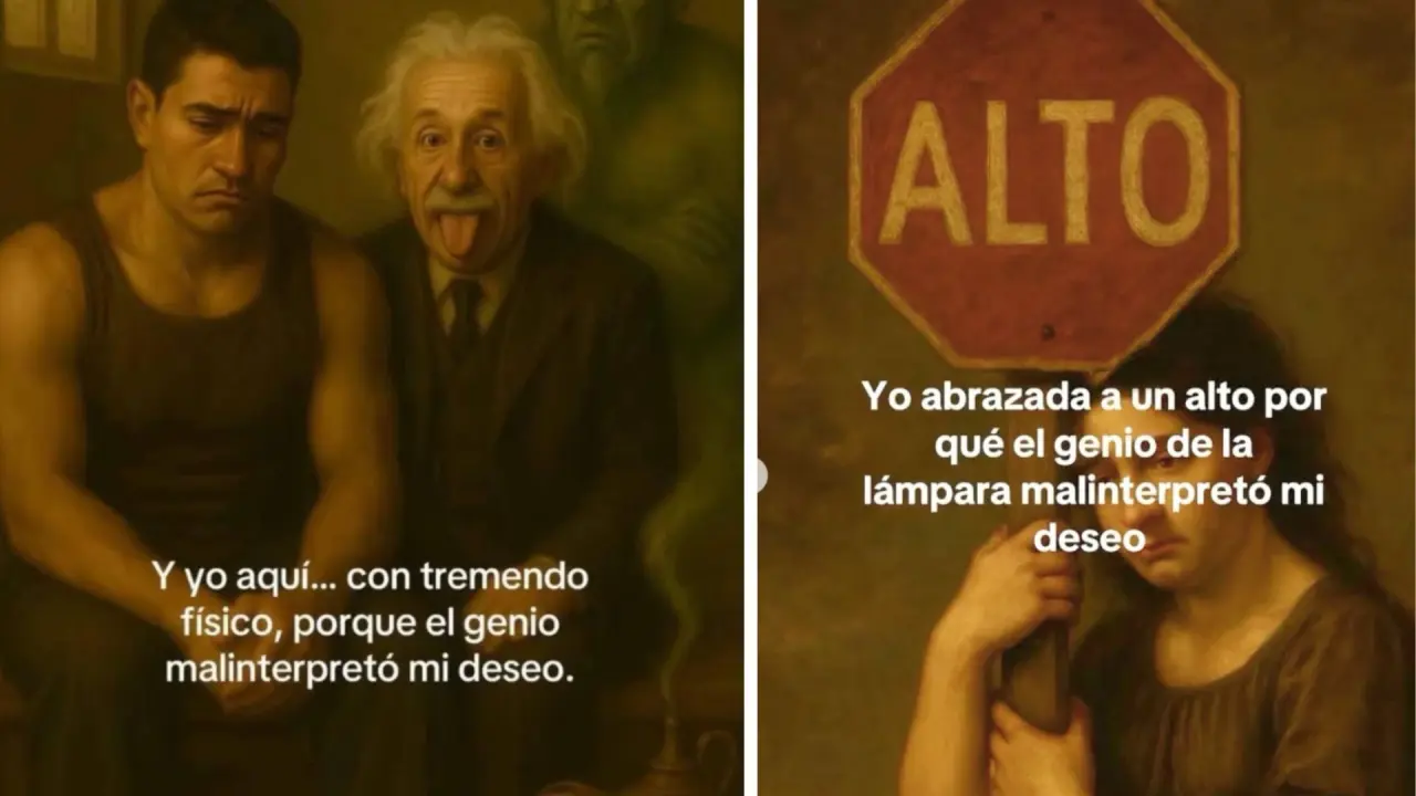 El genio de la lámpara mal interpretó mi deseo: crea tu propio meme ...