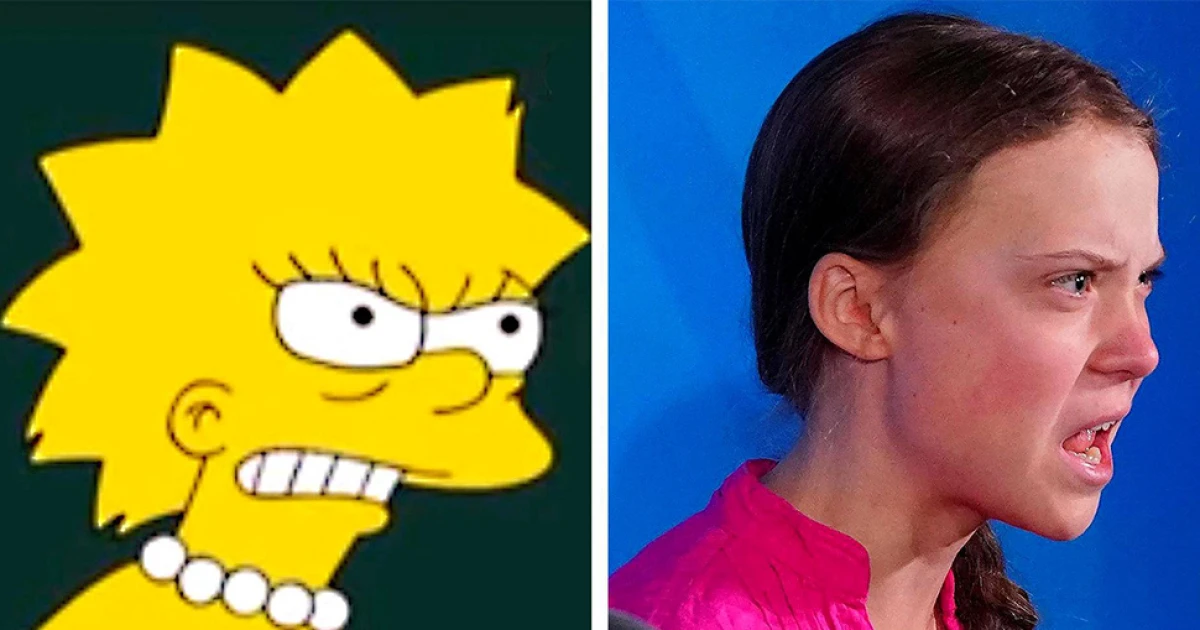 ¿La personalidad de Greta Thunberg está influenciada por Lisa Simpson ...