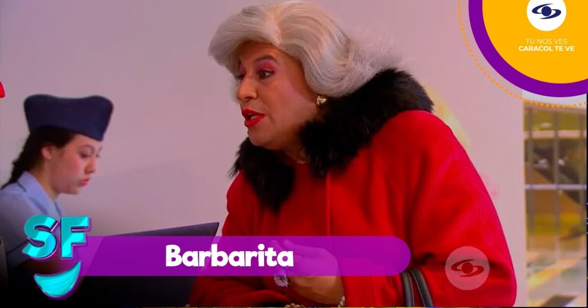 Barbarita se pasa de imprudente y hace que una pareja discuta en un aeropuerto - CaracolTV