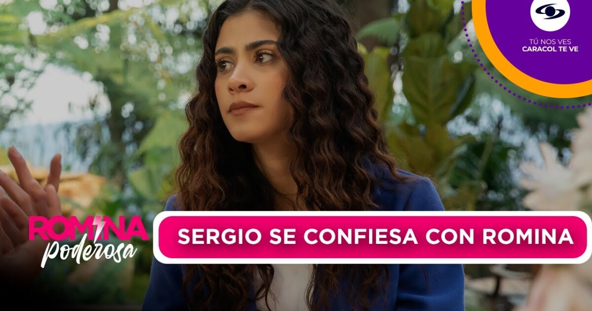 Sergio le revela a Romina su más grande secreto, ¿siente culpa o quiere evitar amenazas? - CaracolTV