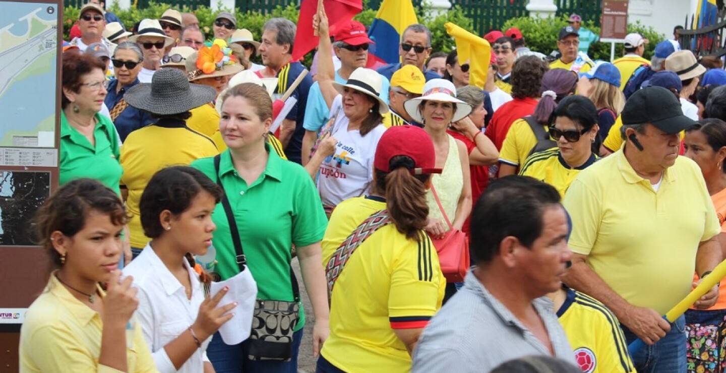 Así Se Vio La Marcha Contra La Corrupción Convocada Por El Uribismo